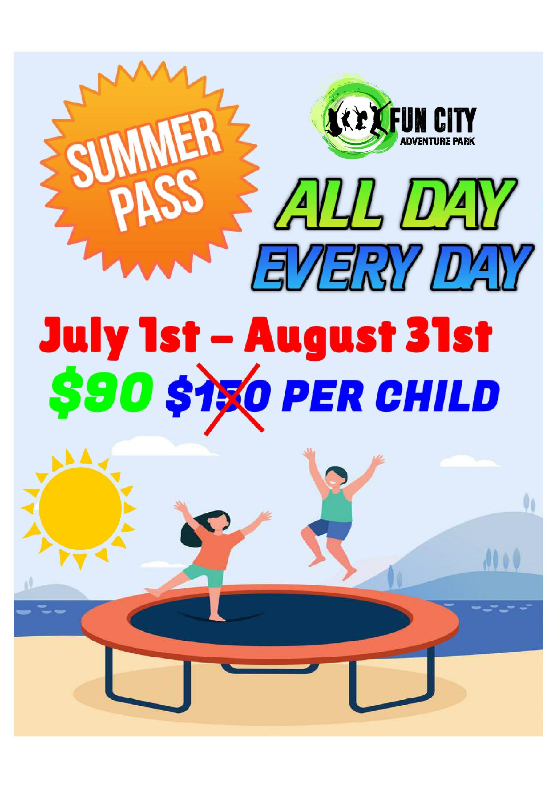 Tickets for Fun City Trampoline Park | Buy Online | Blackwood, NJ